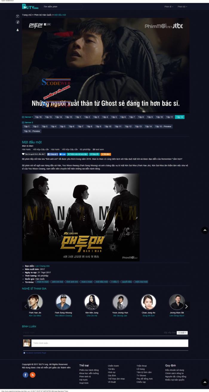 source code web xem video phim truyện giống butv.org
